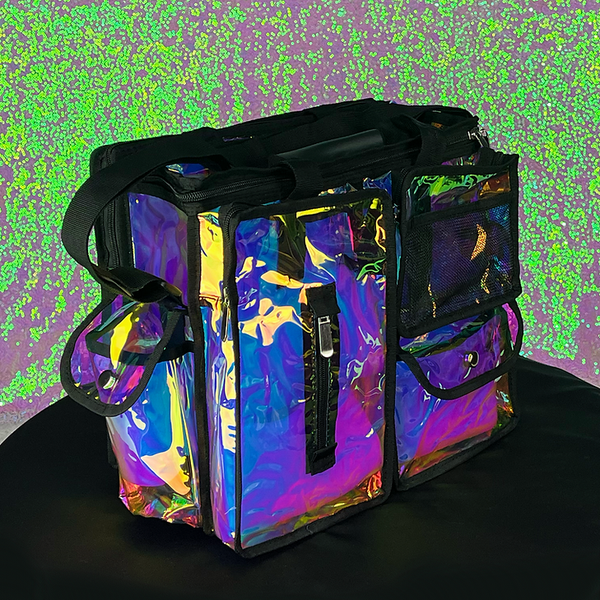 Body Color Cosmetics - Iridescent Clear Makeup Bag – Vivid Glitter