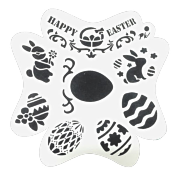 FRISBEE Face Painting Stencil - Happy Easter D7 – Vivid Glitter