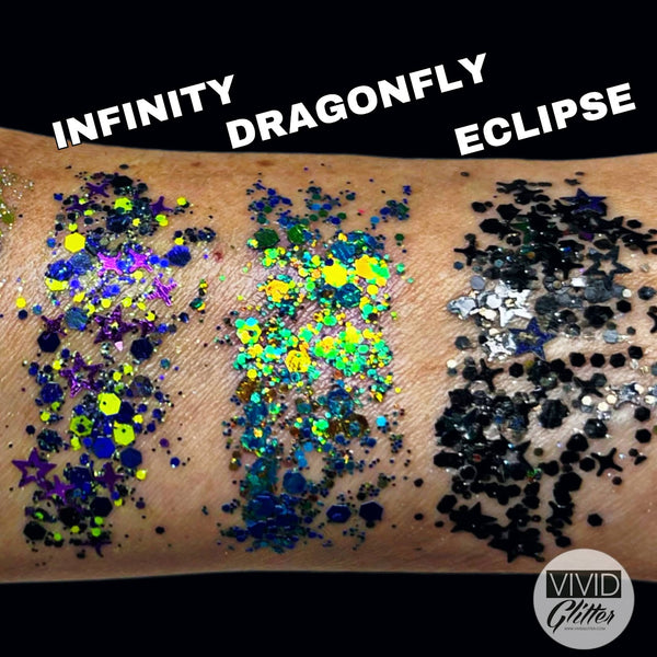 Infinity Gleam REFILLS for Glitter Cream Palette – Vivid Glitter