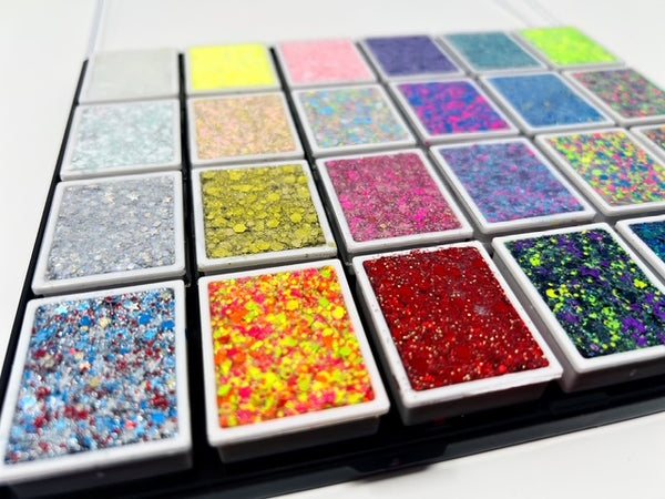 **NEW ULTIMATE - Gleam Glitter Cream Palette – Vivid Glitter