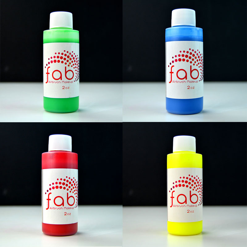 FAB Hybrid Airbrush Makeup Bundle (4 colors) – Vivid Glitter