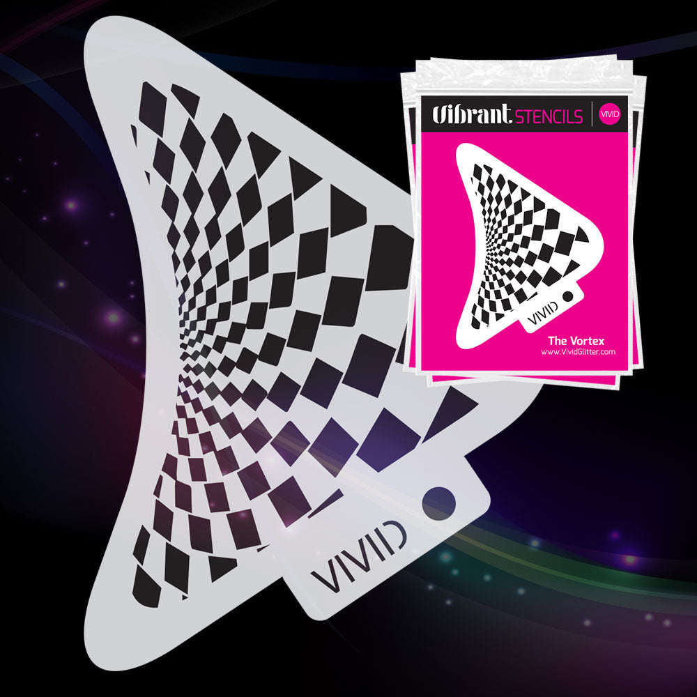 The Vortex - Vibrant Stencils – Vivid Glitter